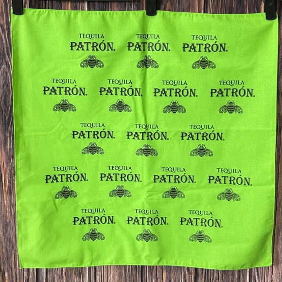 Accessories | New Patron Tequila Bandana Lime Green | Poshmark
